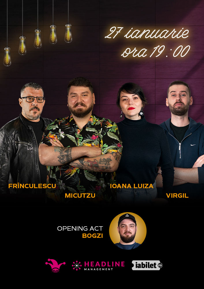 Bilete The Fool: Stand-up comedy cu Micutzu, Frînculescu, Ioana Luiza ... Bilete The Fool: Stand-up comedy cu Micutzu, Frînculescu, Ioana Luiza ...