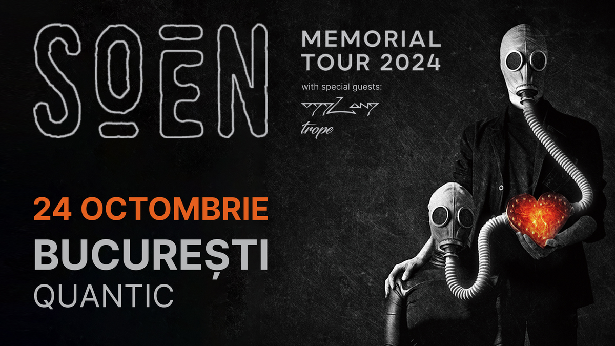 Bilete Concert Soen - Memorial Tour 2024 - 24 oct, ora 19:00 - Quantic