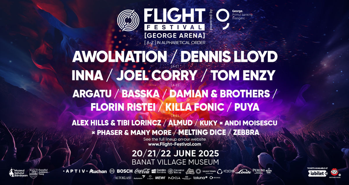 Bilete Flight Festival 2025 - 20-22 iun - Muzeul Satului Bănățean