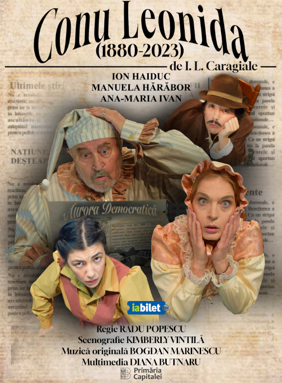 Bilete CONU LEONIDA - comedie Ion Haiduc și Manuela Hărăbor - 25 sep ...