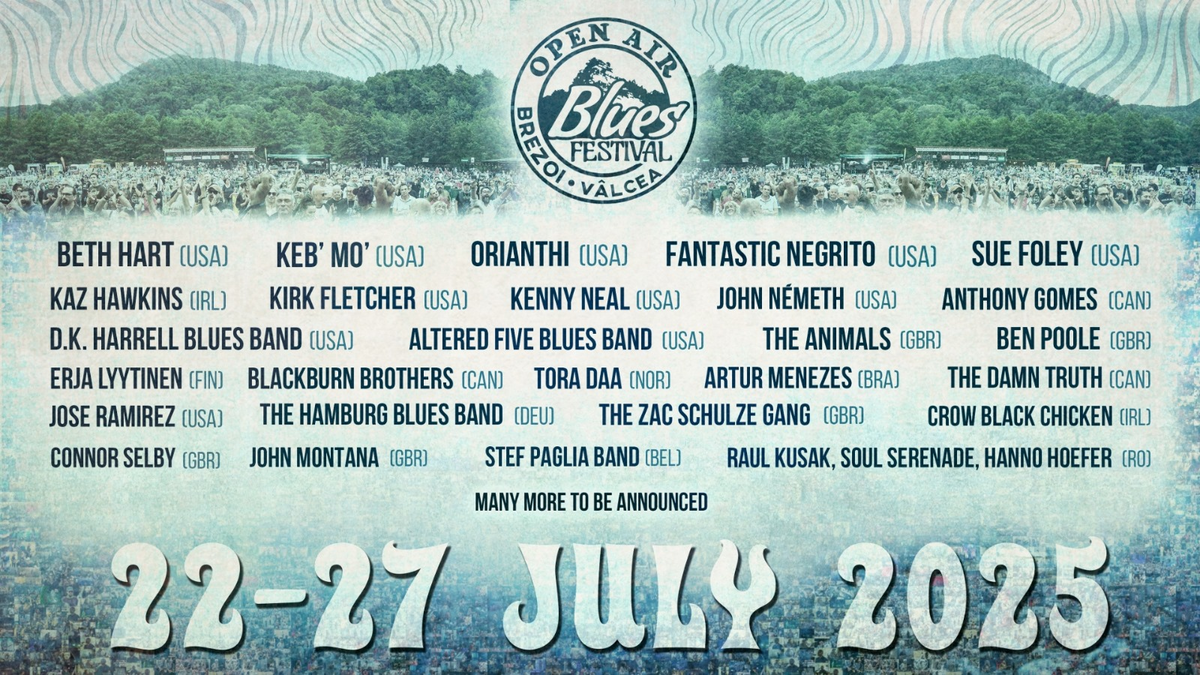 Bilete Open Air Blues Festival Brezoi 2025 - 22-27 Jul - Summer Camp Brezoi - iaBilet.ro