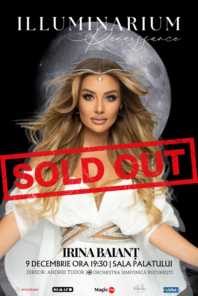 Bilete Concert Irina Baianț - 9 dec '24, ora 19:30 - Sala Palatului