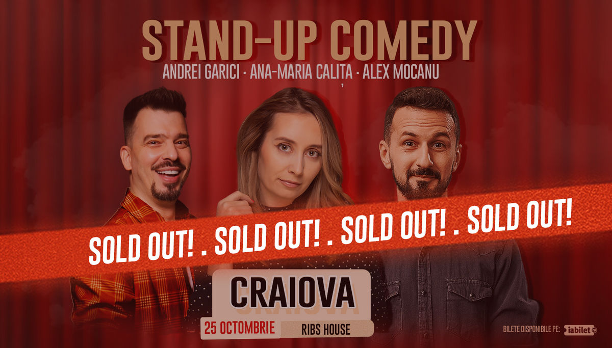 Bilete Craiova: Stand Up Comedy cu Alex Mocanu, Ana Maria Calița și ...