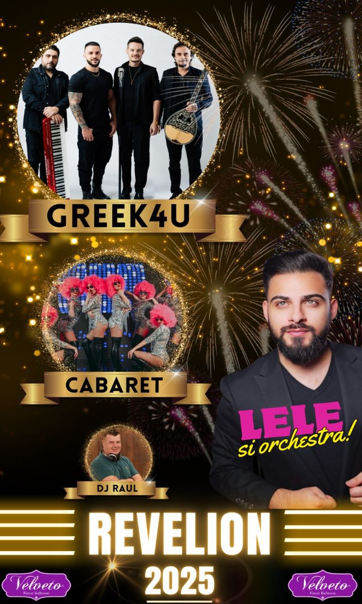 Bilete Revelion 2025 @ Velveto Events - 31 dec '24, ora 21:30 - Velveto ...