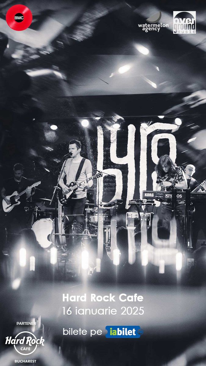 Bilete Concert byron - 16 ian, ora 21:00 - Hard Rock Cafe