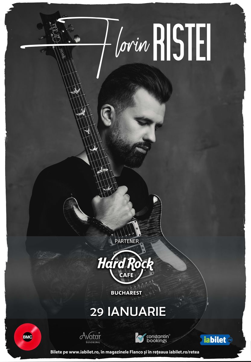 Bilete Concert Florin Ristei - 29 ian, ora 21:00 - Hard Rock Cafe