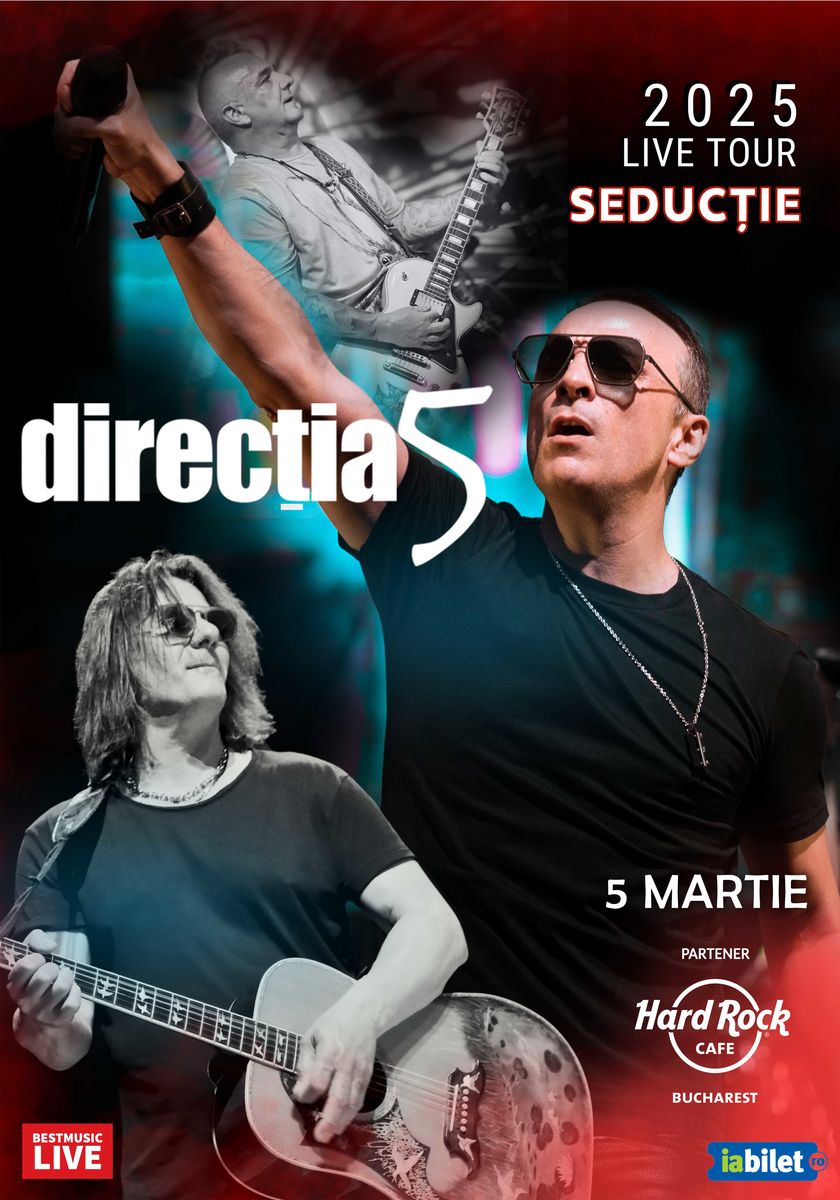 Bilete Concert Directia 5 - 5 mar, ora 21:00 - Hard Rock Cafe