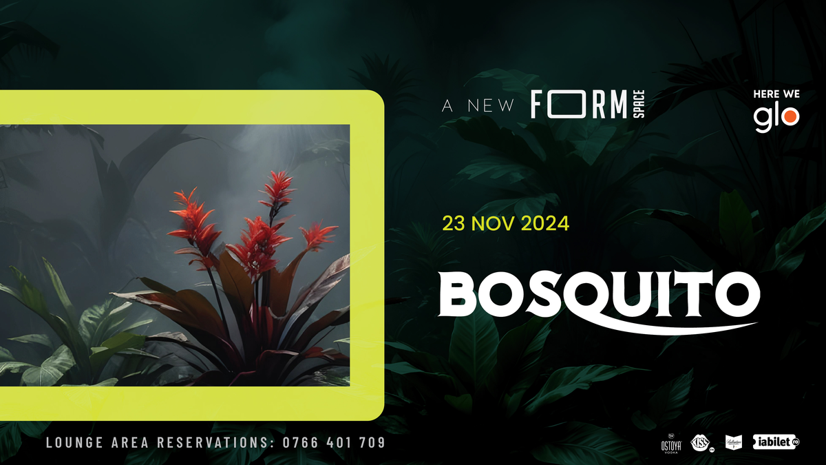 Bilete Bosquito at FORM Space - 23 nov '24, ora 20:00 - FORM SPACE ...