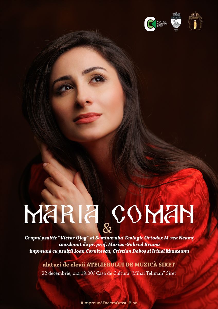 Bilete Concert de Colinde Maria Coman alături de elevii Atelierului de ...