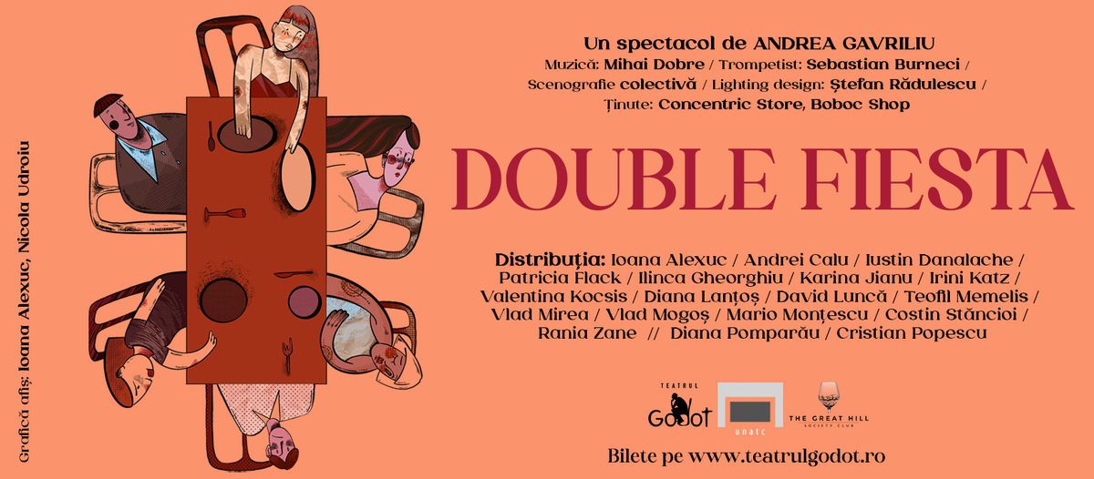 Bilete Double Fiesta - Un spectacol de teatru fizic de Andrea Gavriliu ...