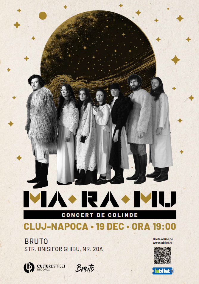 Bilete Cluj-Napoca: Concert de colinde MA RA MU - 19 dec '24 - Bruto ...