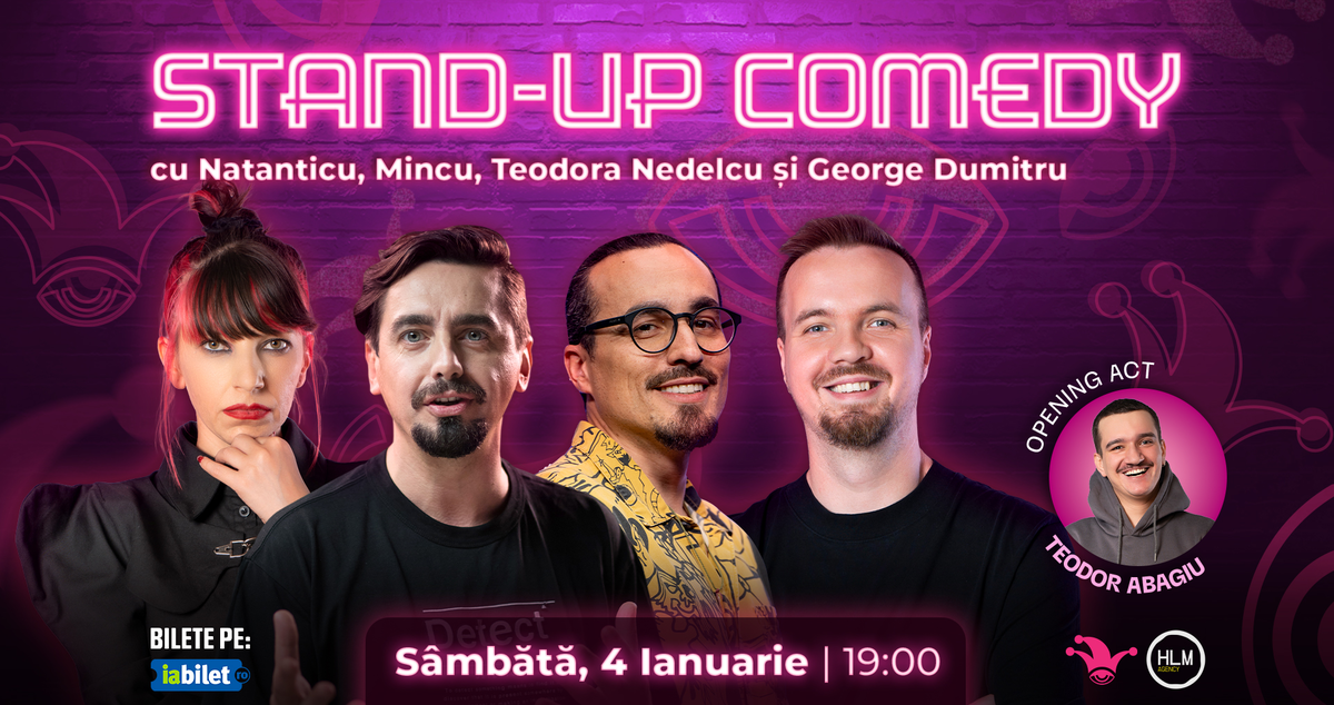 Bilete The Fool: Stand-up comedy cu Natanticu, Mincu, Teodora Nedelcu ...