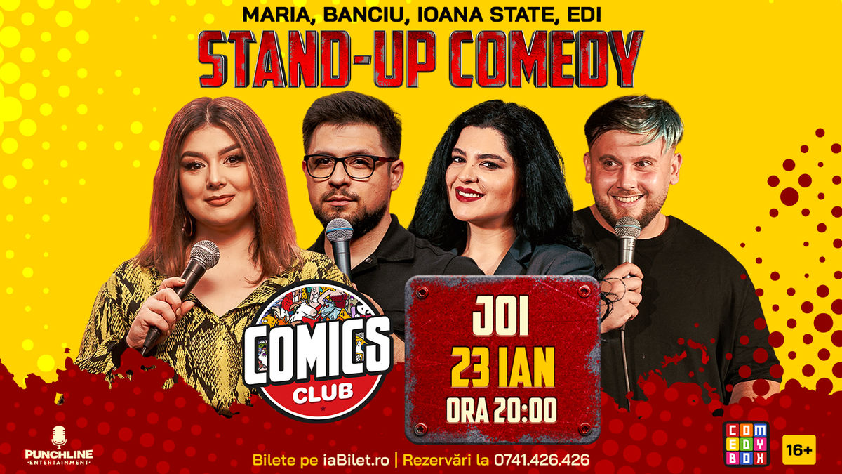 Bilete SOLD OUT - Stand-up cu Maria, Banciu, Ioana State și Edi la ...