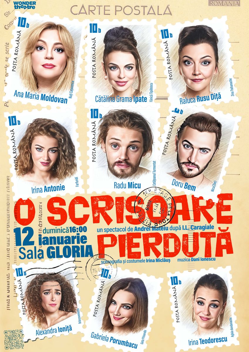 Bilete O scrisoare pierduta - 12 ian, ora 16:00 - Sala Gloria