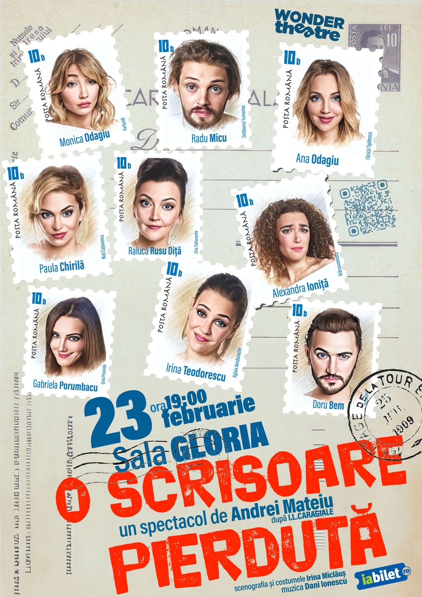 Bilete O scrisoare pierduta - 23 feb, ora 19:00 - Sala Gloria
