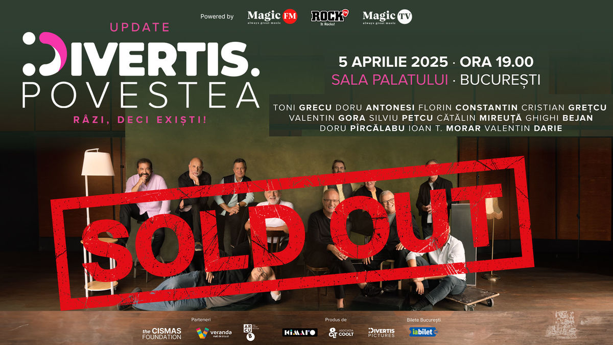 Bilete Grupul Divertis - #divertis.povestea - 5 apr, ora 19:00 - Sala ...