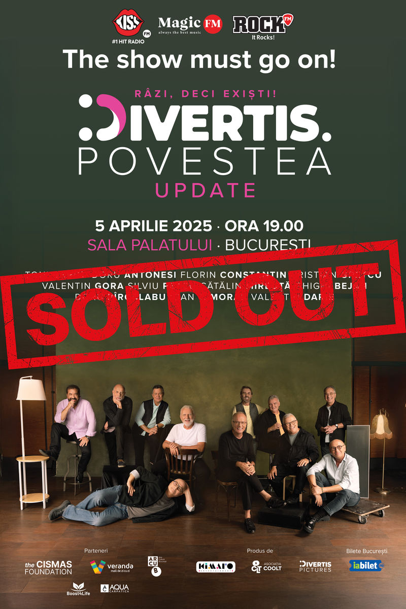Bilete Grupul Divertis - #divertis.povestea - 5 apr, ora 19:00 - Sala ...