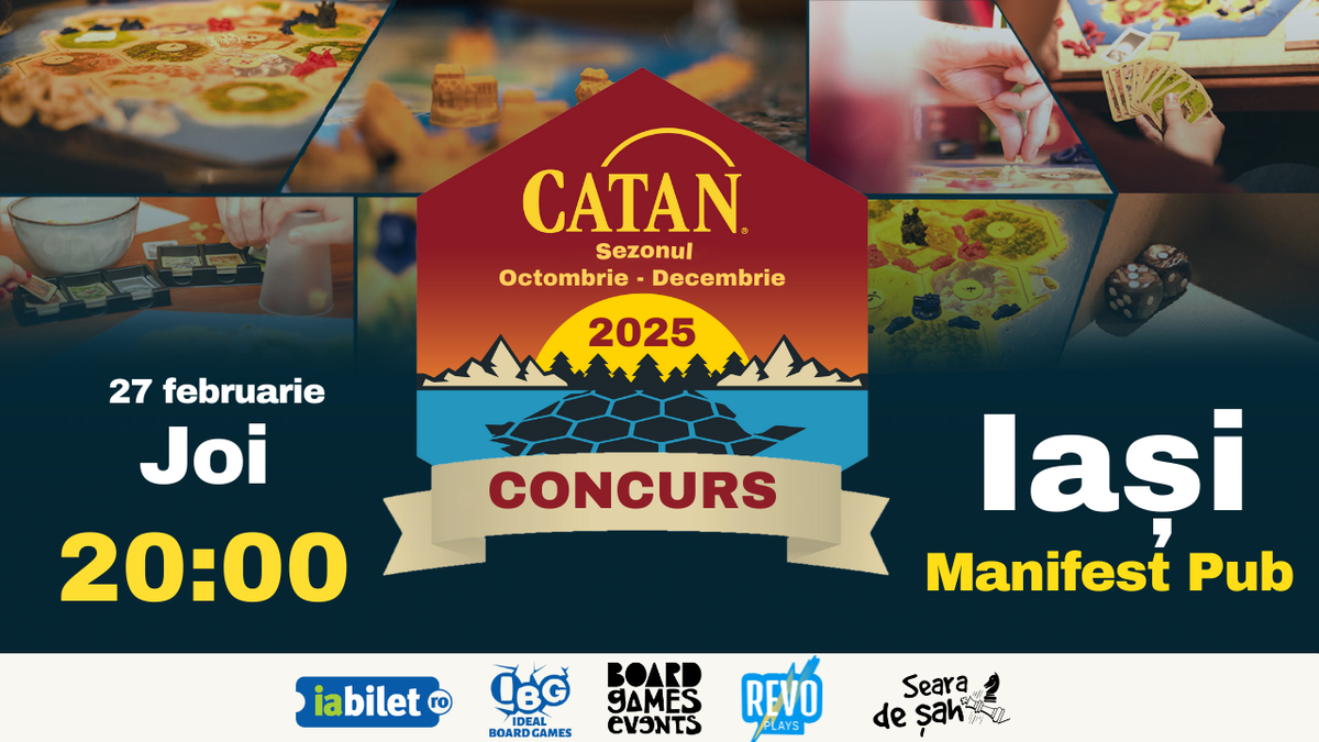 Bilete Iasi: Concurs de Catan @ Board Games Events - 27 feb, ora 20:00 ...