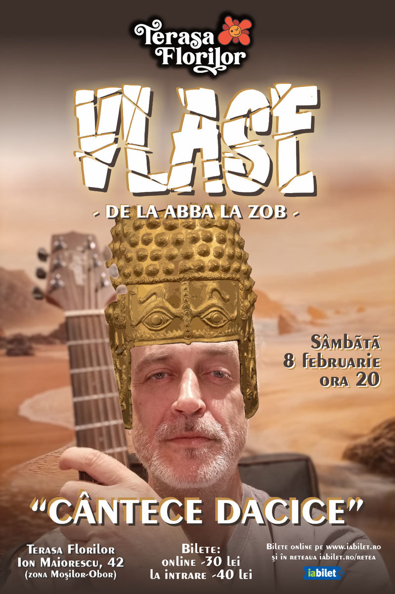 Bilete Vlase de la Zob - Cântece Dacice - concert acustic la Terasa ...