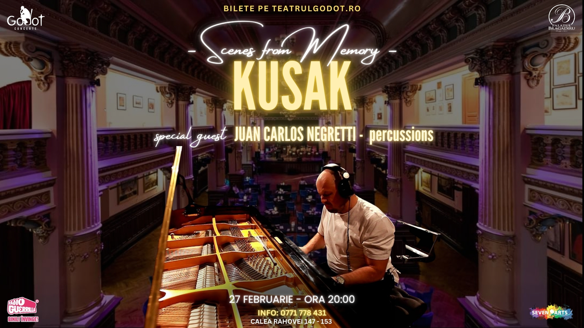 Bilete Raul Kusak - Scenes from Memory - 27 feb, ora 20:00 - Palatul ...