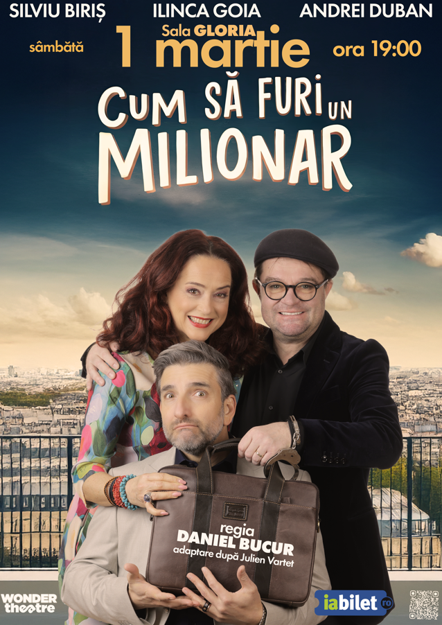 Bilete Cum sa furi un milionar - 1 mar, ora 19:00 - Sala Gloria