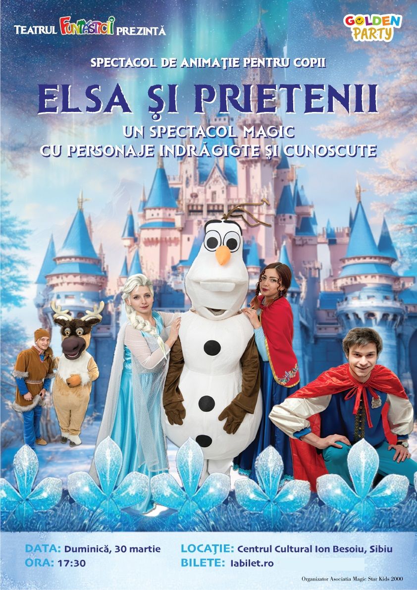 Bilete Sibiu: Elsa si prietenii - 30 mar, ora 17:30 - Centrul Cultural Ion Besoiu