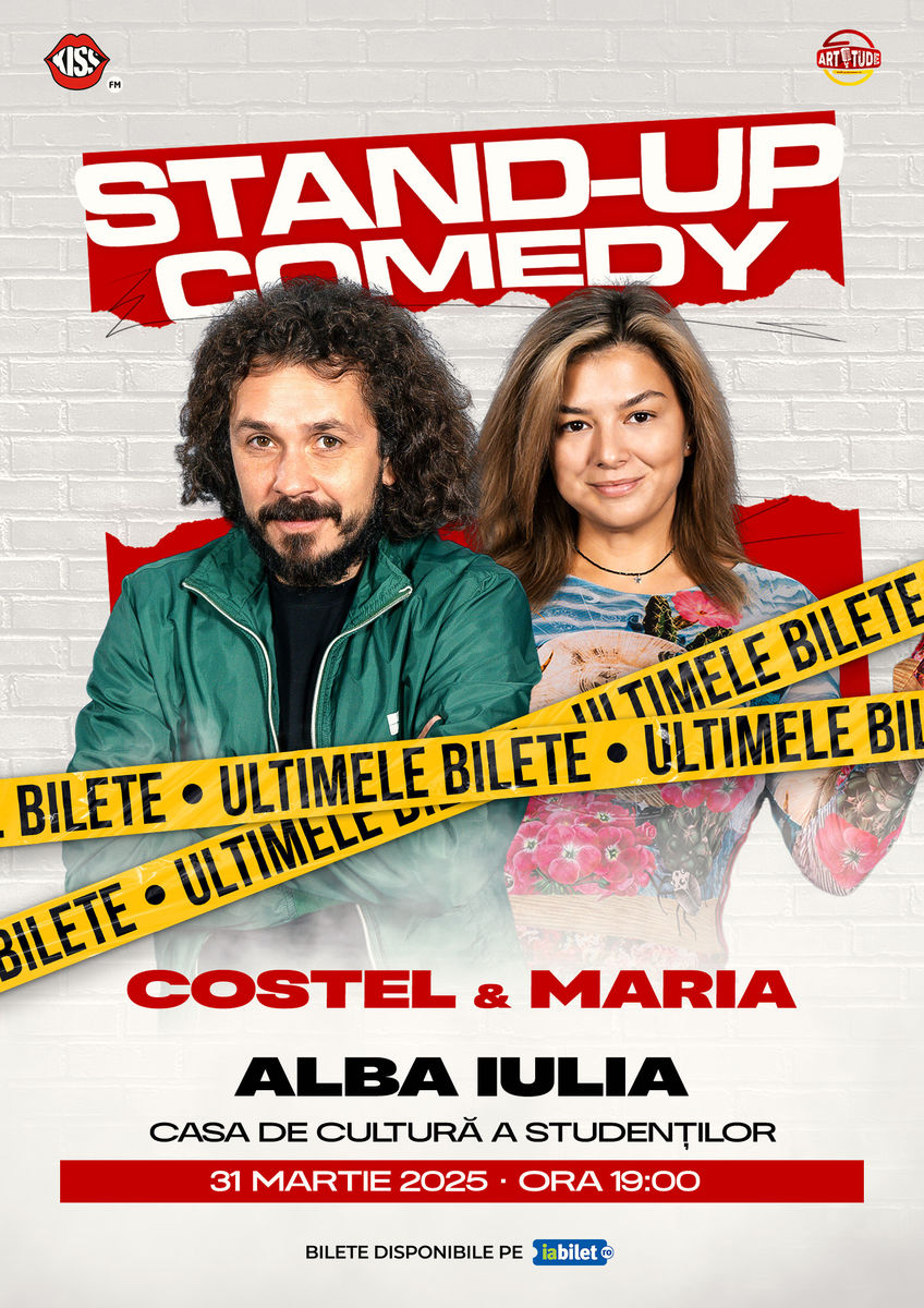 Bilete Alba Iulia: Costel și Maria Popovici - Stand Up Comedy Show - 31 ...
