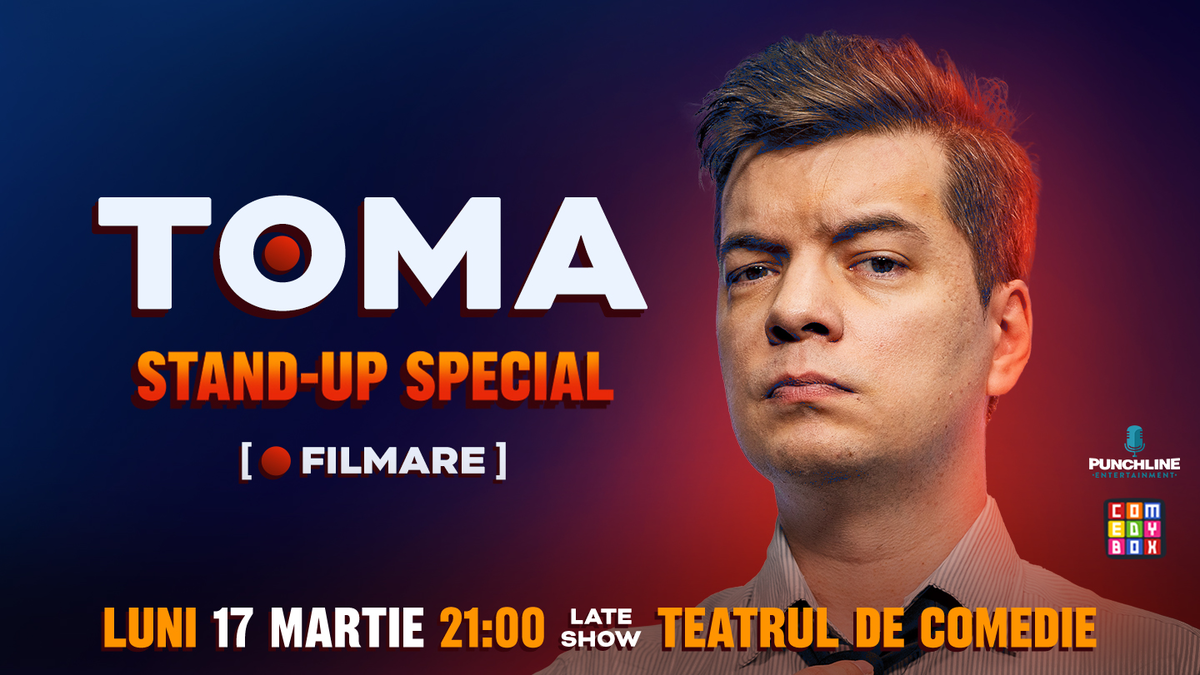 Bilete Filmare Special cu Toma - Late Show - 17 mar, ora 21:00 ...
