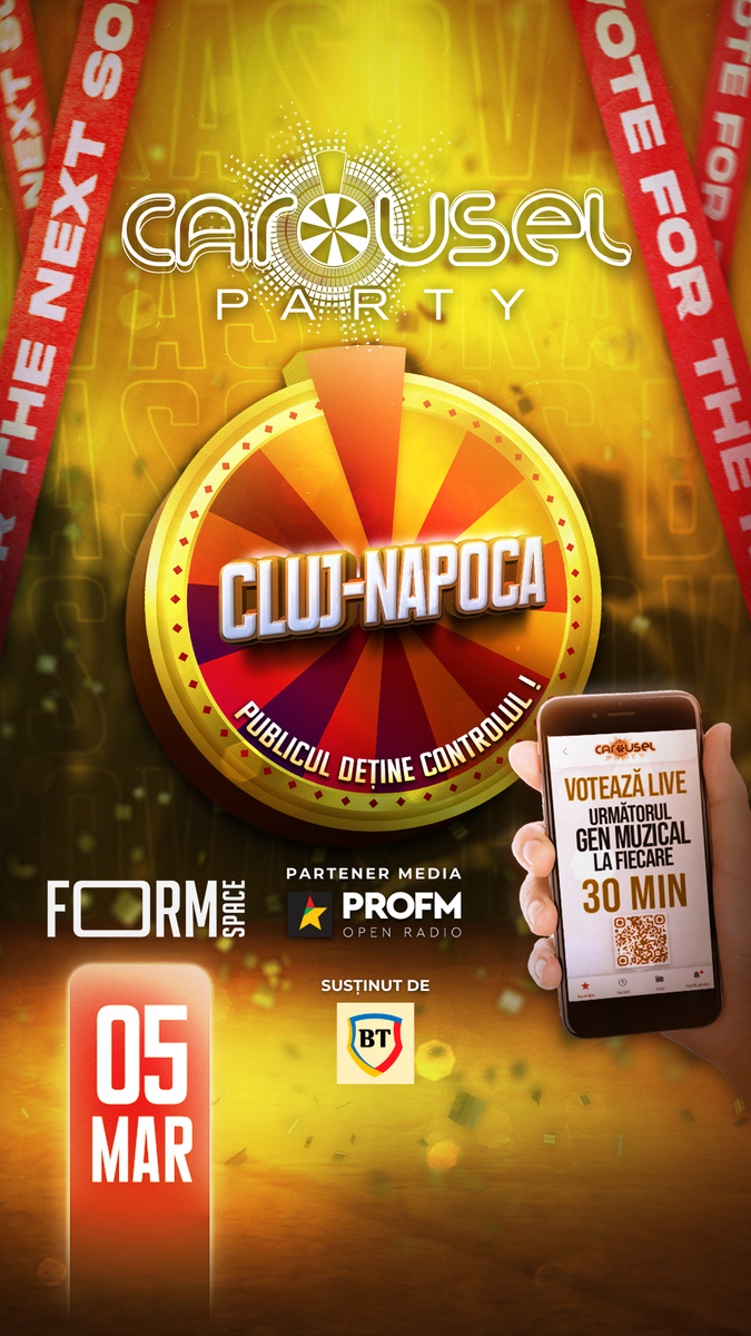 Bilete Cluj-Napoca: Carousel Party - 5-6 mar - FORM SPACE