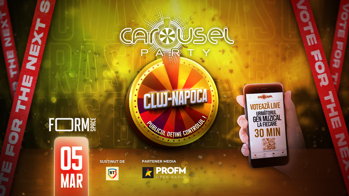 Bilete Cluj-Napoca: Carousel Party - 5-6 mar - FORM SPACE