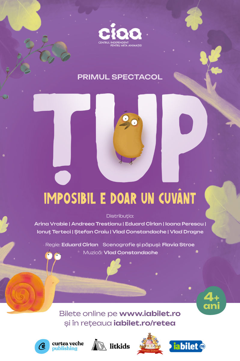 Bilete ȚUP – Imposibil este doar un cuvânt - 1 mar, ora 18:00 - Centrul Independent pentru Arta ...