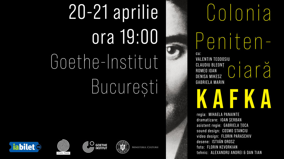 Bilete Colonia Penitenciară de Franz Kafka - 20 iun, ora 19:00 - Goethe ...
