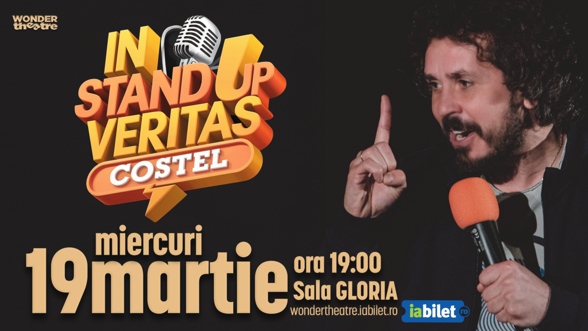 Bilete Costel in Stand-up Veritas - 19 mar, ora 19:00 - Sala Gloria ...