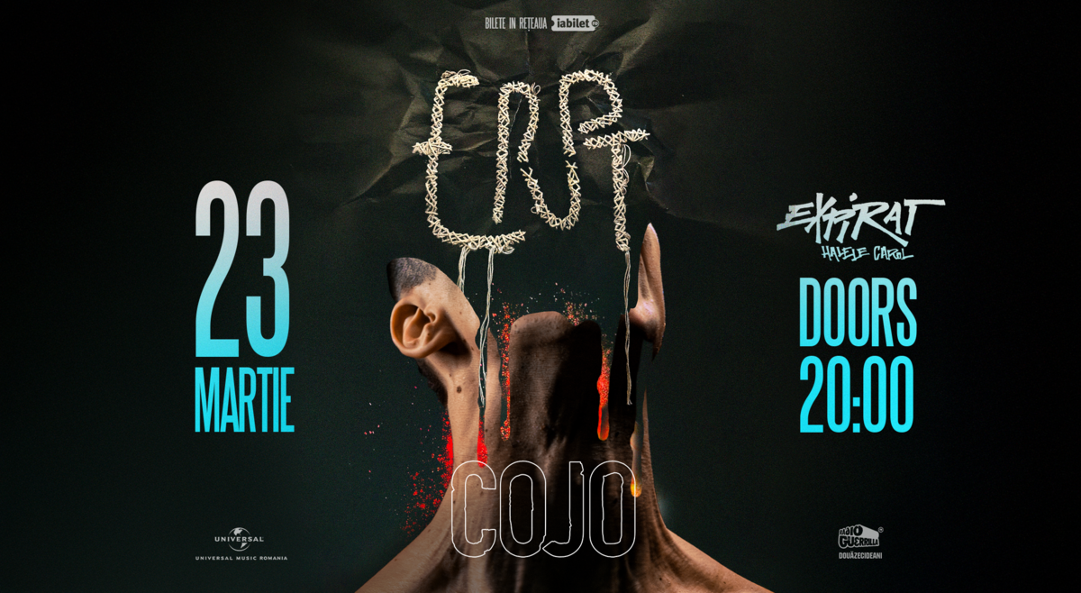 Bilete SOLD OUT • Second Show • COJO • Lansare Album “Erupt” - 23 mar ...