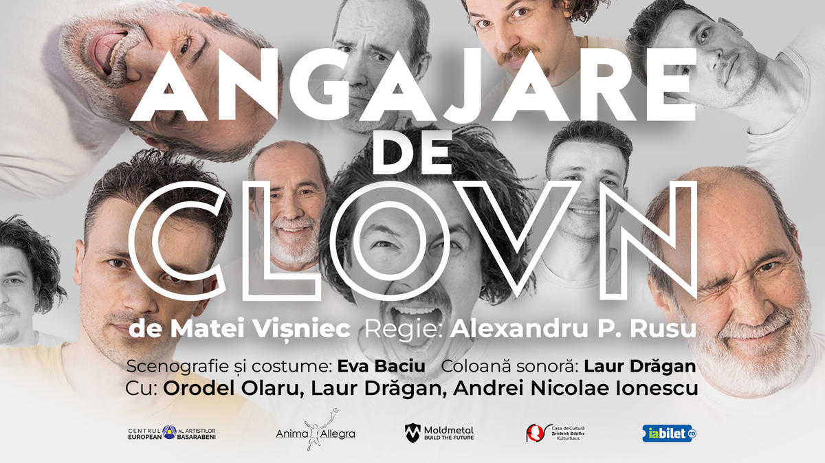 Bilete Angajare de Clovn - 9 mai, ora 19:00 - Teatrul Infinit - iaBilet.ro