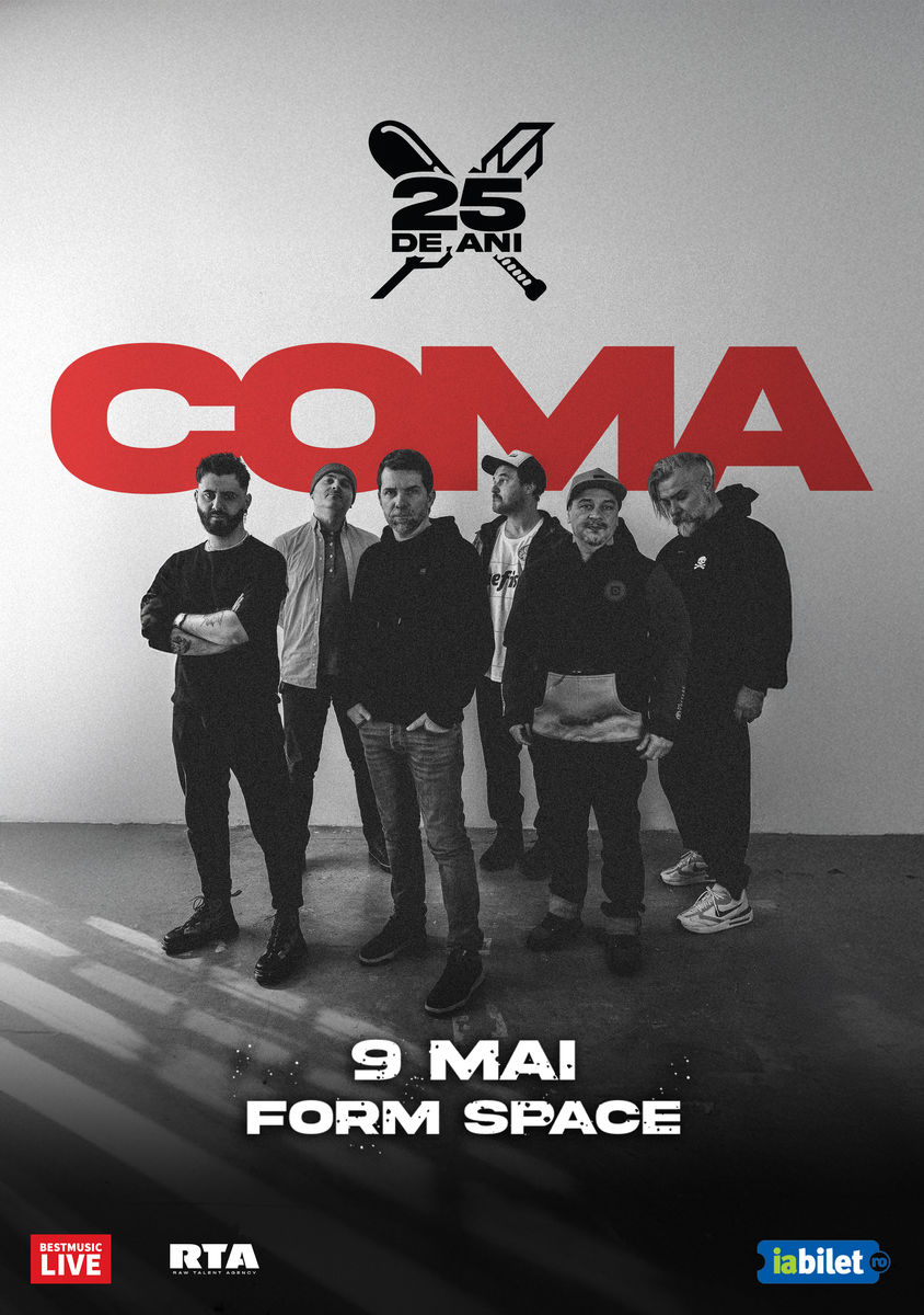 Bilete COMA la FORM SPACE - 9 mai, ora 21:00 - FORM SPACE