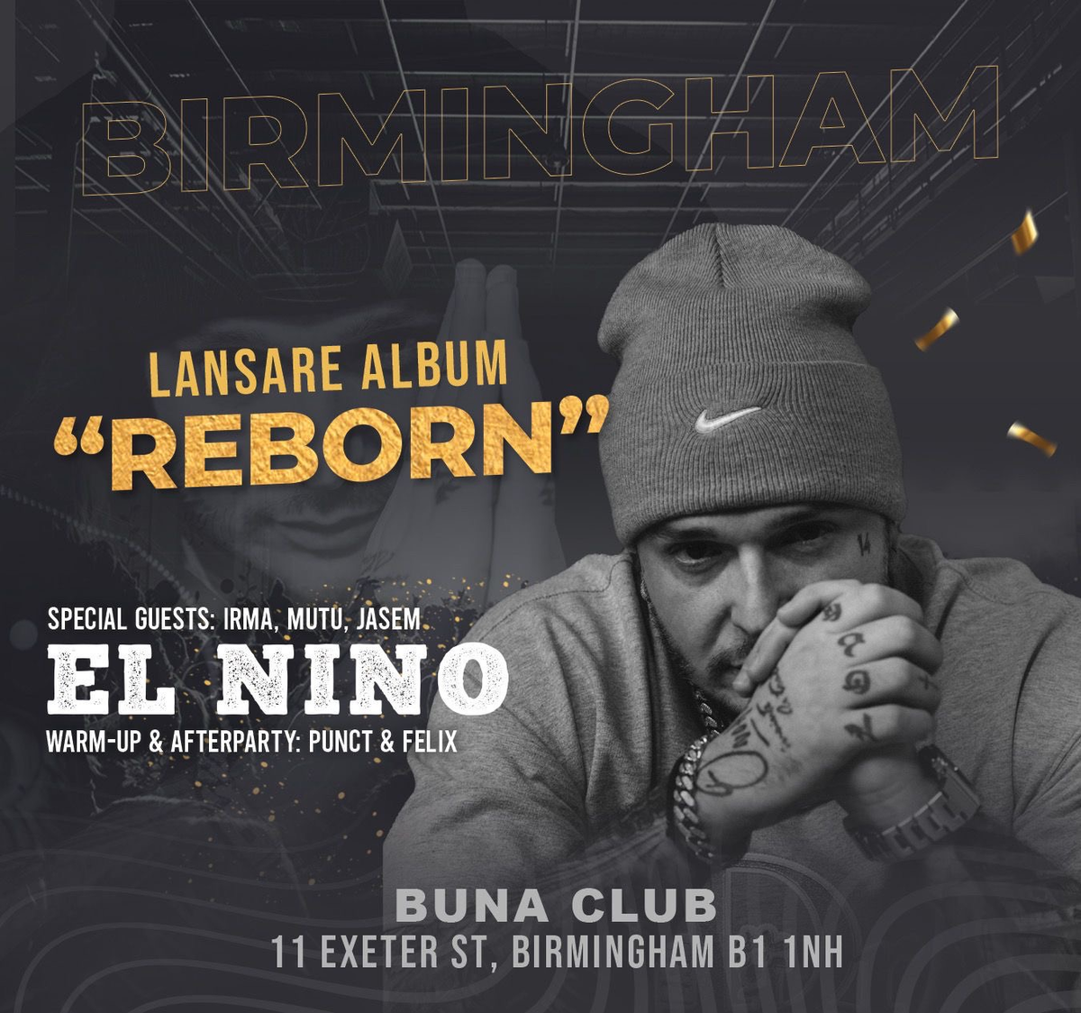 Bilete Birmingham: Concert El Nino - 17 mai, ora 21:00 - BUNA Lounge ...