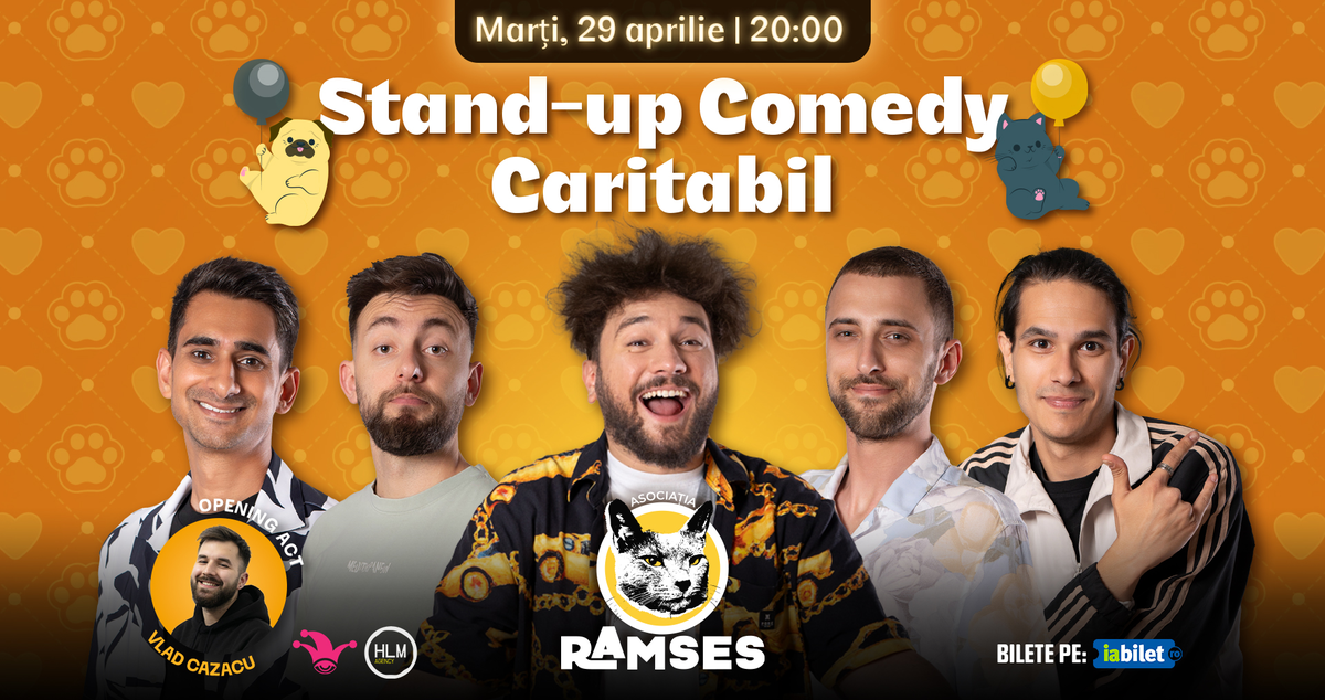 Bilete The Fool: Stand-up comedy caritabil cu Drăcea, Cîrje, Dobrotă ...