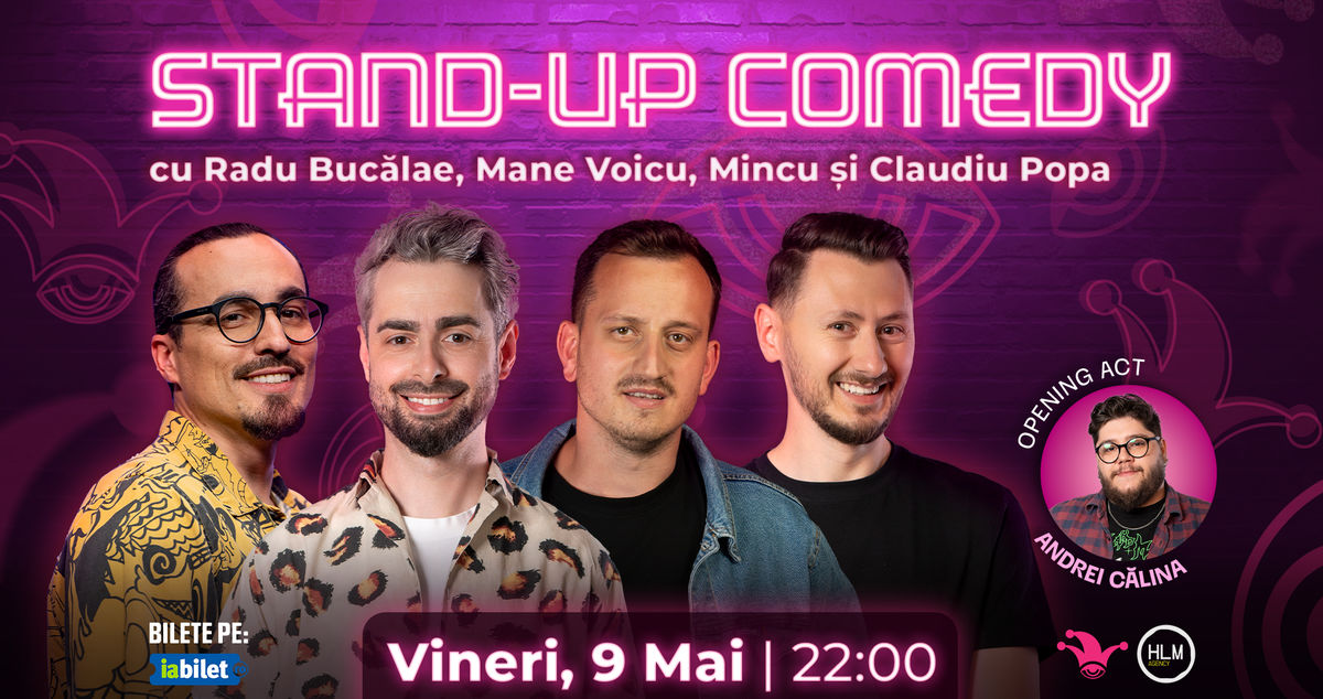 Bilete The Fool: Stand-up comedy cu Radu Bucălae, Mane Voicu, Mincu și ...