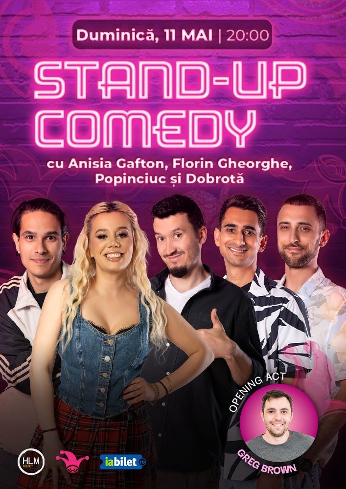 Bilete The Fool: Stand-up comedy cu Anisia Gafton, Serghei, Dobrotă ...