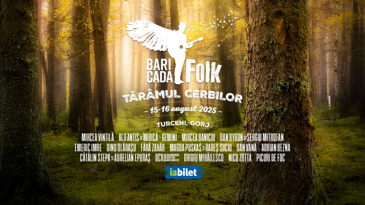 Bilete Baricada Folk Festival 2025 - 15-16 aug - Tărâmul Cerbilor