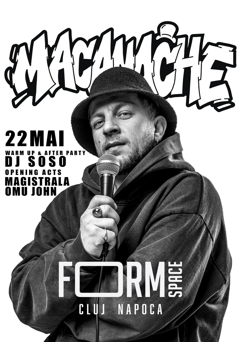 Bilete Macanache at FORM Space - 22 mai, ora 20:00 - FORM SPACE
