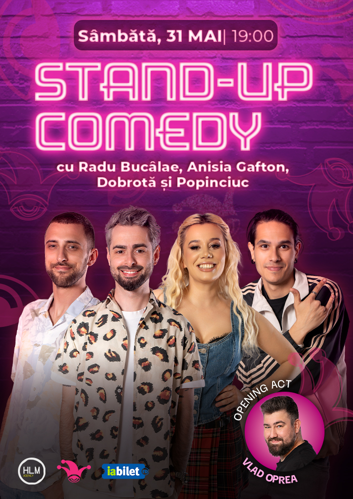 Bilete The Fool: Stand-up comedy cu Radu Bucălae, Anisia, Dobrotă și ...