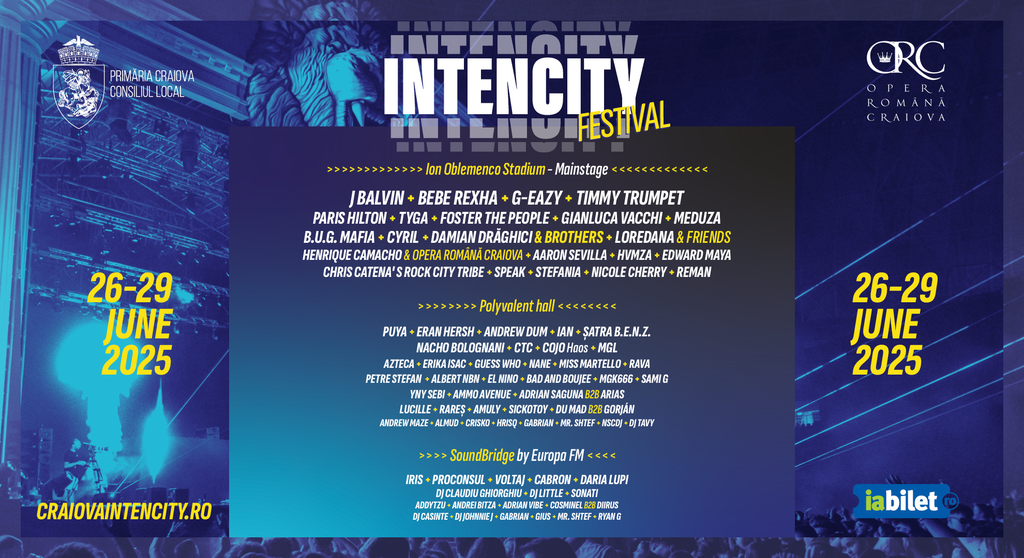 Bilete Intencity Festival - Stadionul Ion Oblemenco - daBilet.ro