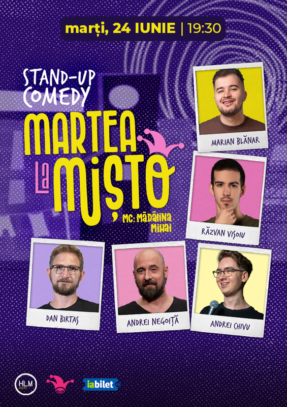 Bilete The Fool: Marțea la Mișto cu Dan Birtaș, Marian Blănar, Răzvan ...